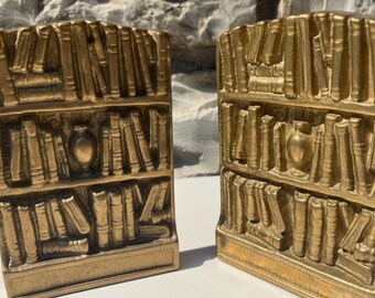 Brass Bookends - Etsy