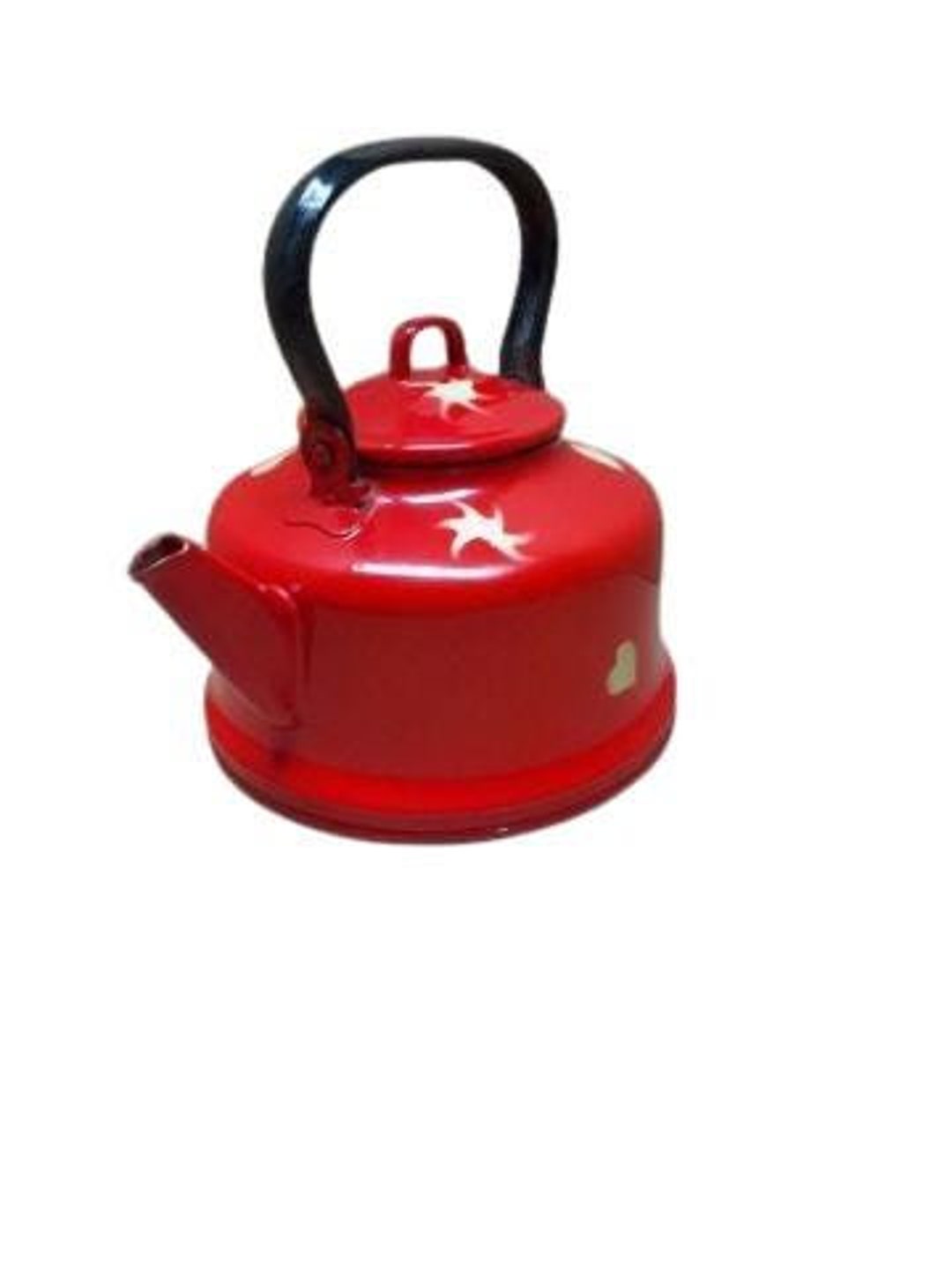 Vintage Enameled RED Teapot, Vintage Enamel Teapot, Old Teapot ...