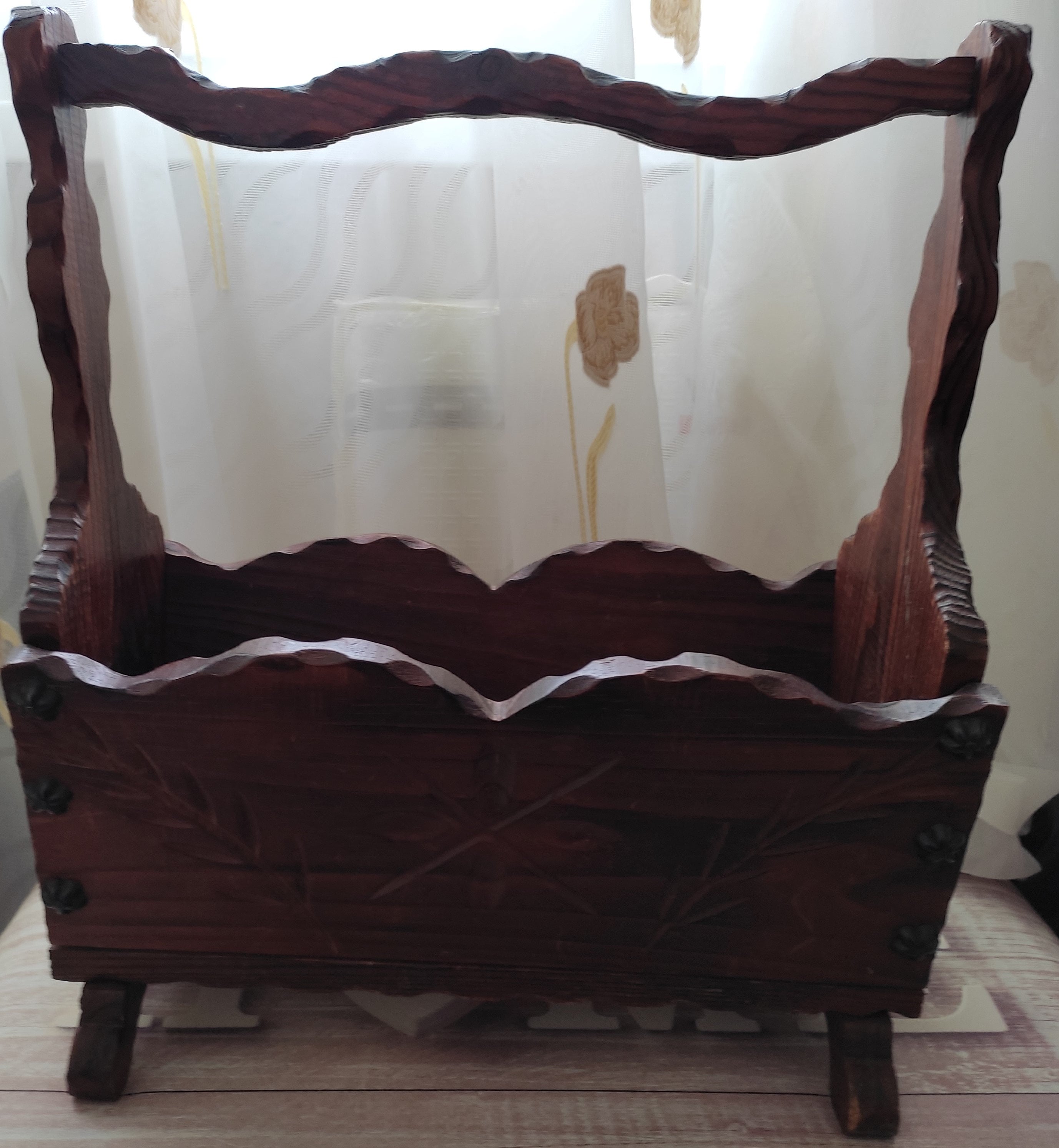 Wooden Stand Newspaper Stand Vintage Magazine Holder Storage - Etsy