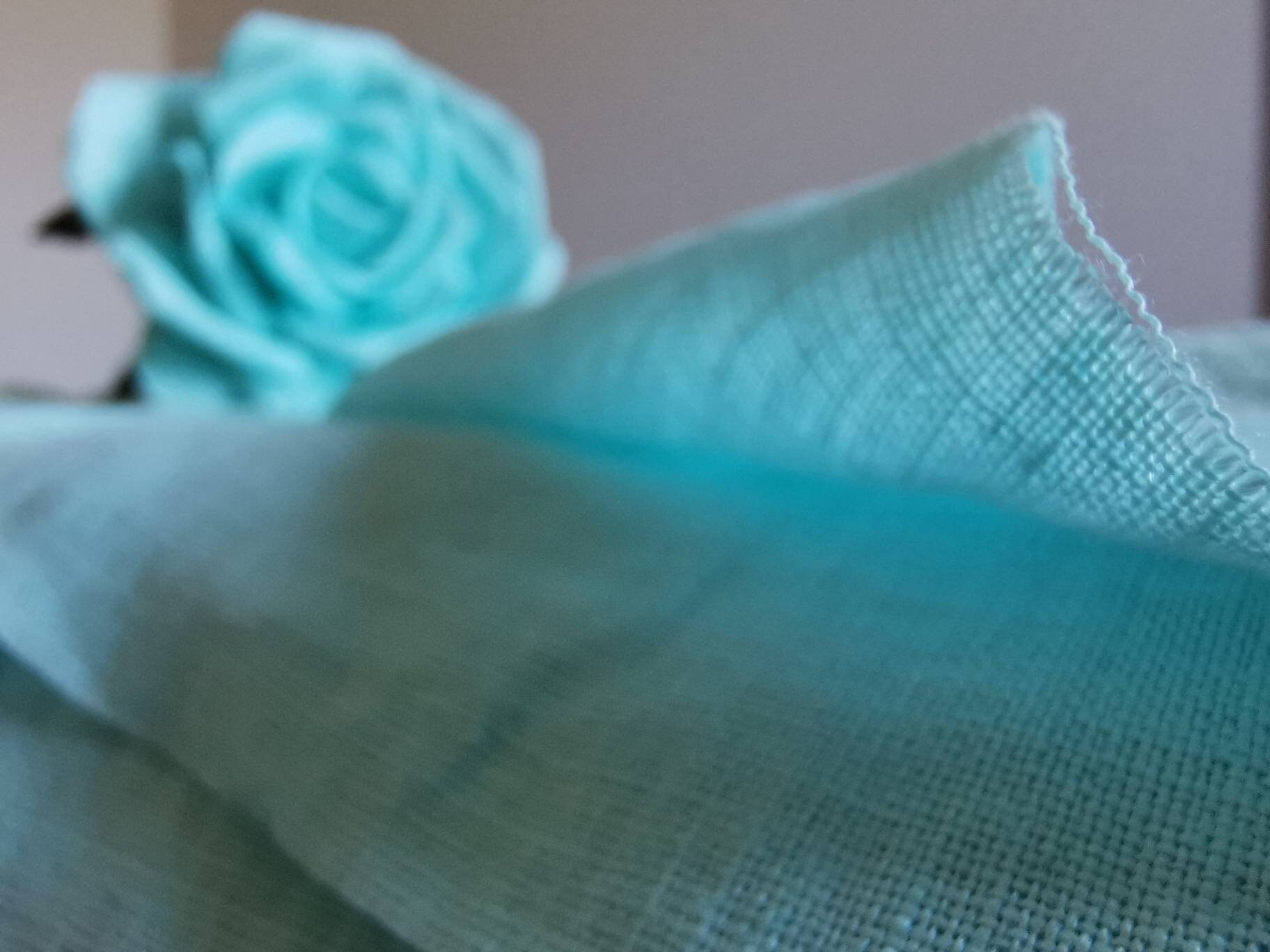 FRESH MINT Green Linen 100% Linen Fabric 205gsm, Muddy Mint Medium ...