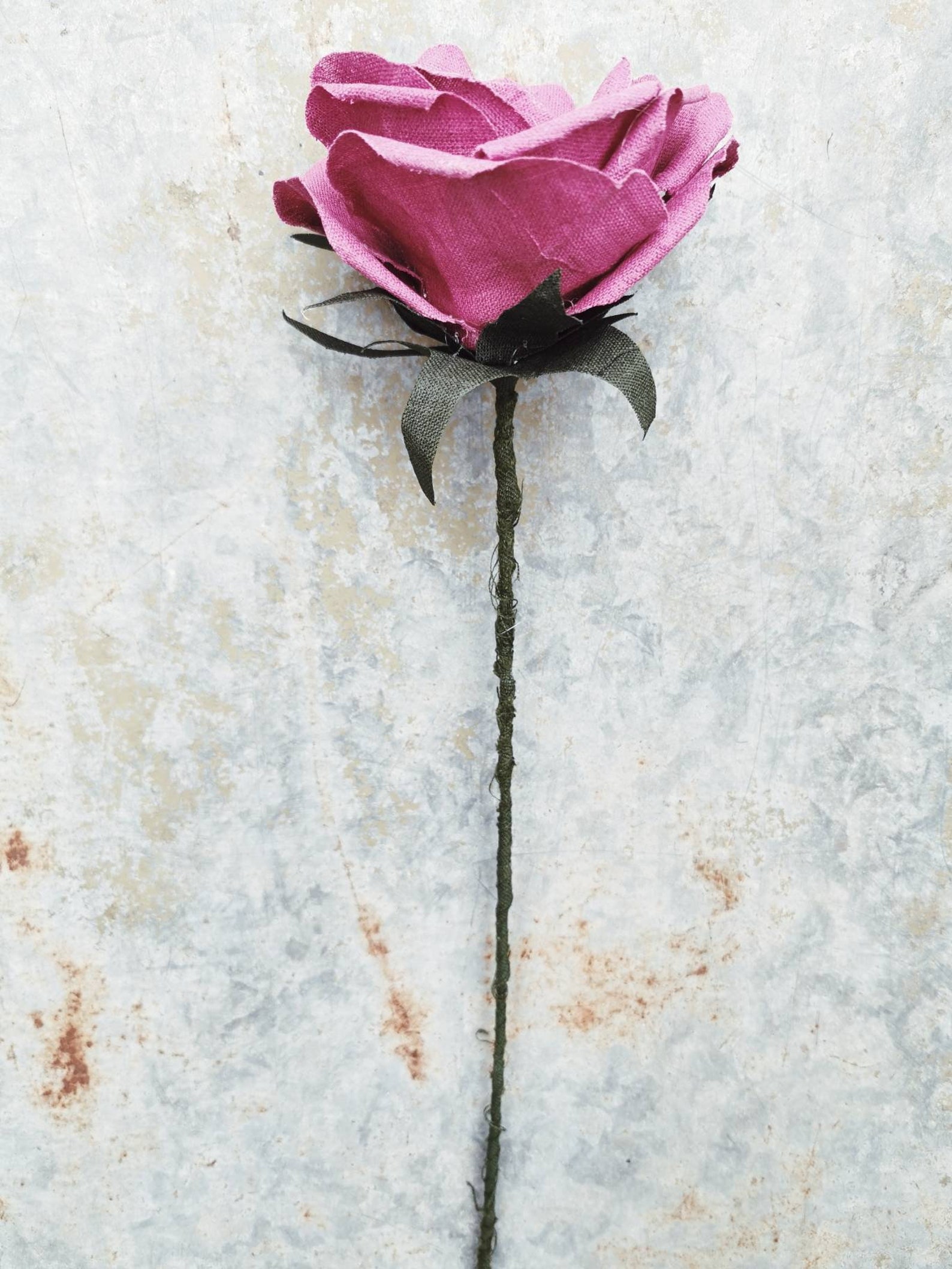 Handmade Pink Linen Flower 4th Anniversary PINK LINEN Fabric - Etsy