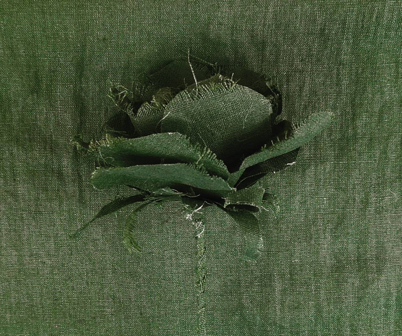 FOREST GREEN Lithuanian Linen Fabric by the Yard or Meter | Etsy