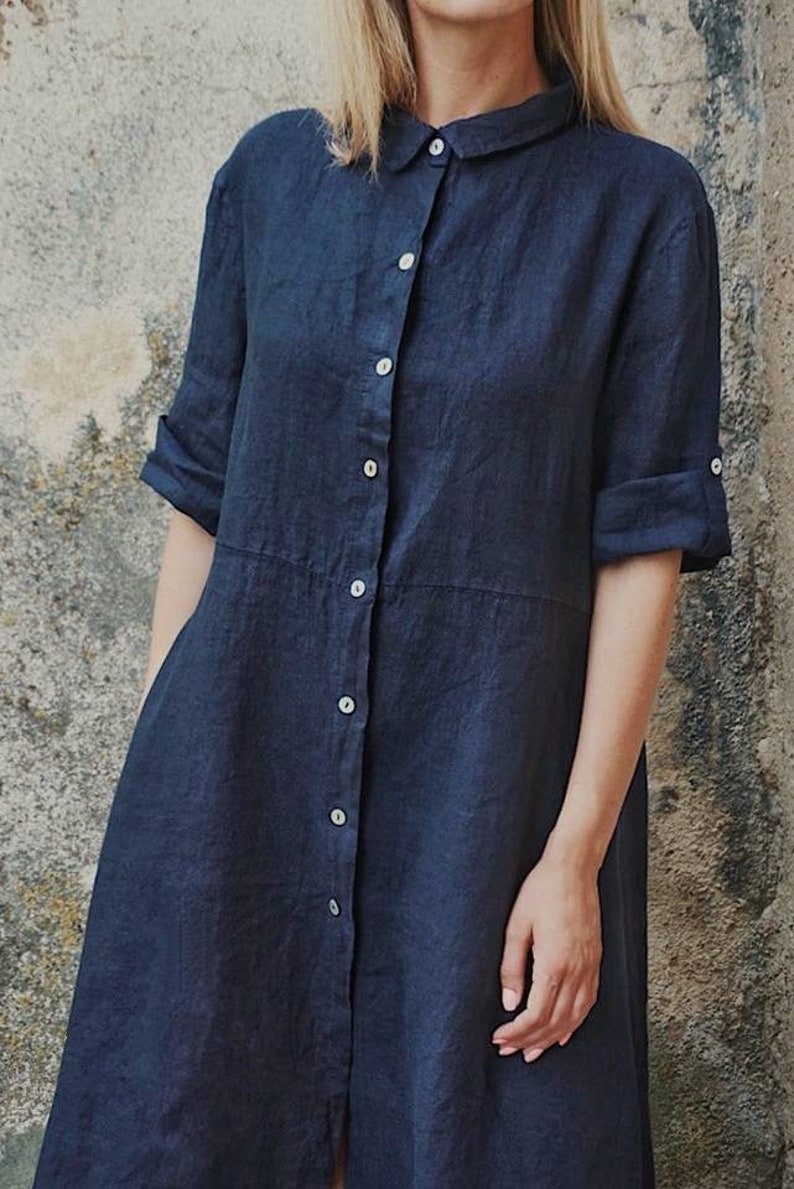 Plus Size Clothing, Linen Tunic, Linen Shirt, Linen Clothing, Plus Size ...