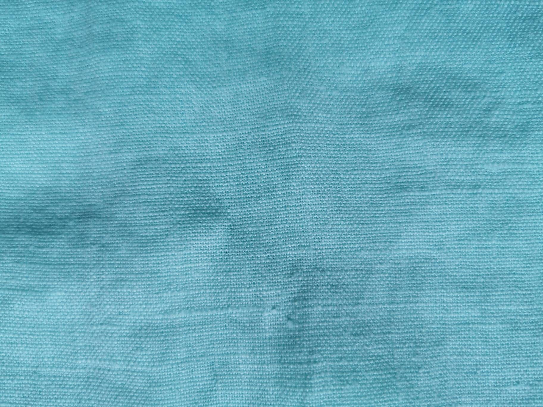 FRESH MINT Green Linen 100% Linen Fabric 205gsm, Muddy Mint Medium ...