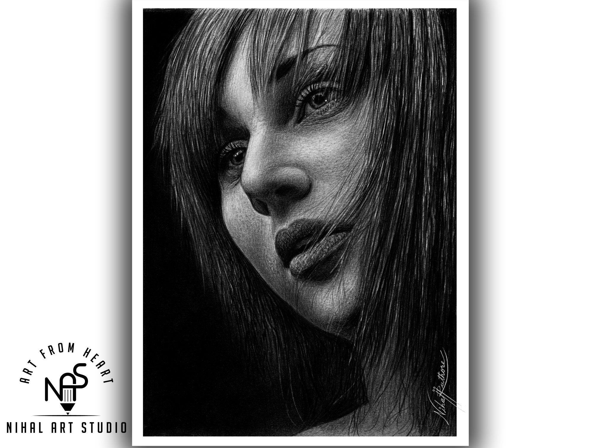 Hyper Realistic Pencil Portraits Sketch Ideas for - Etsy