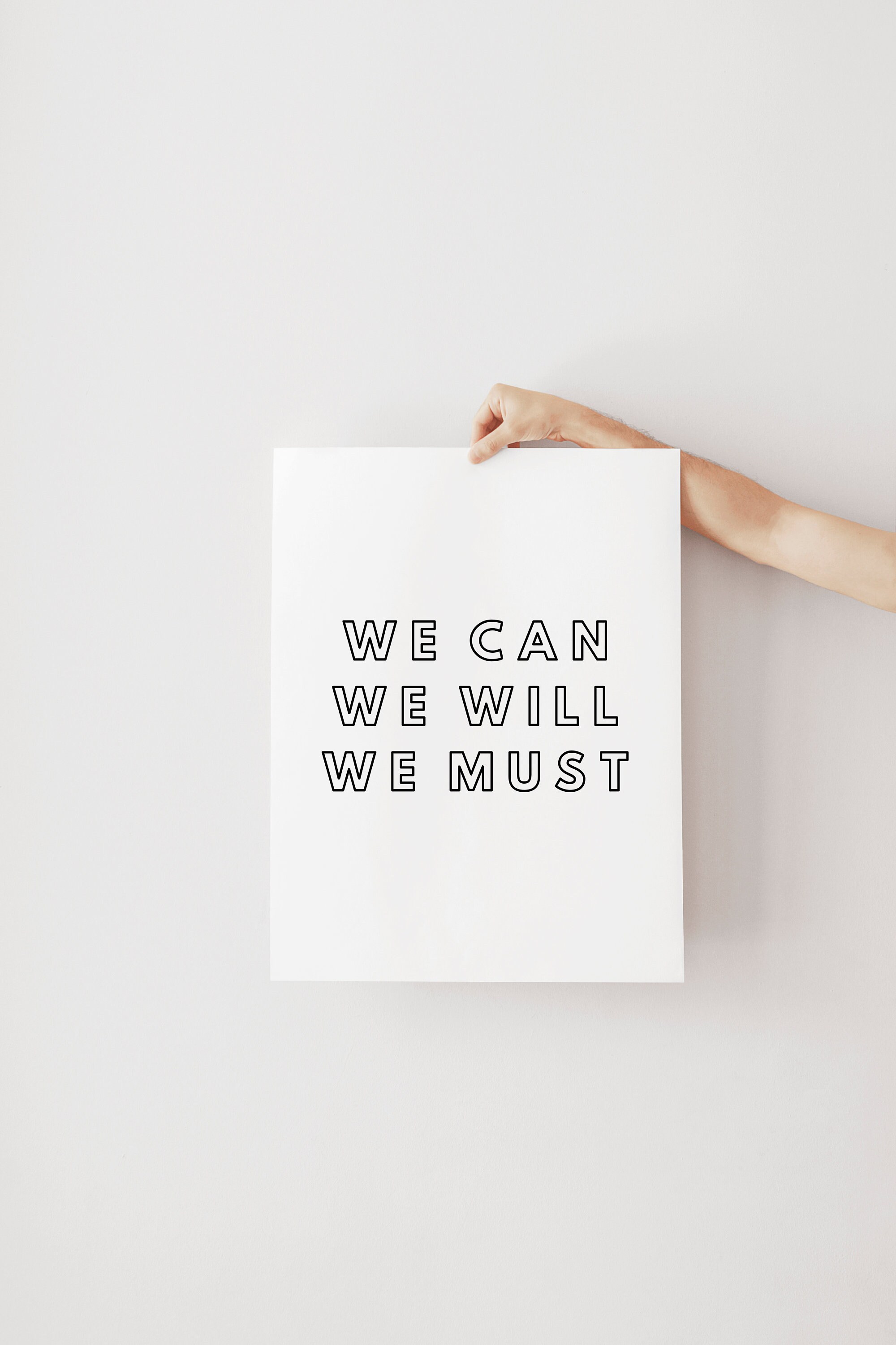 Navarro Cheer We Can We Will We Must Digital Print - Etsy