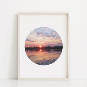 Sunset Print Set of Three/printable Wall Art Trio - Etsy