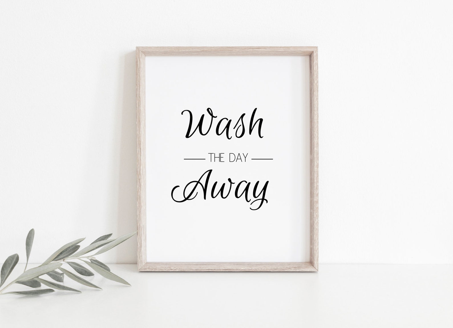 Wash the Day Away Printable/bathroom Print/bathroom Poster/bathroom ...