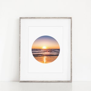 Sunset Print Set of Three/printable Wall Art Trio - Etsy