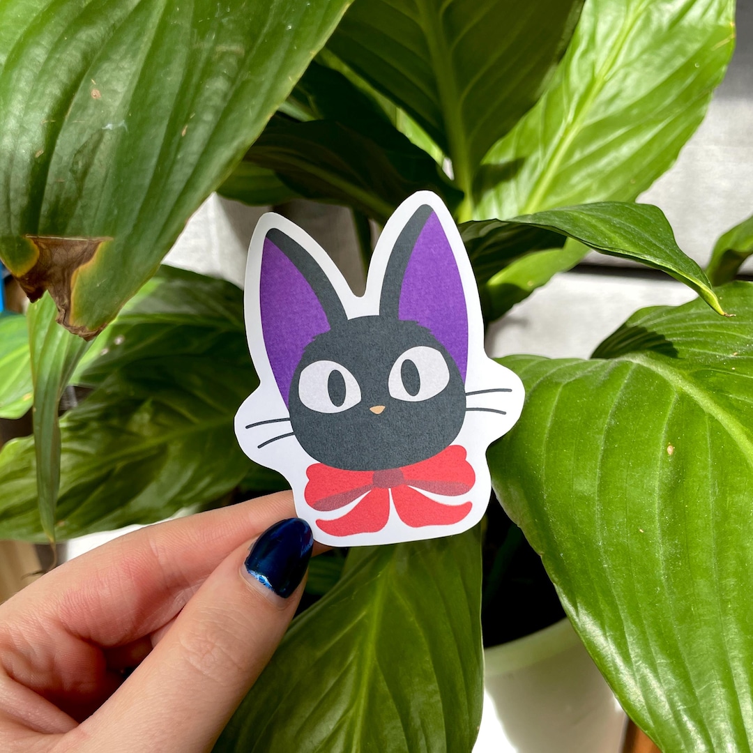 Jiji Sticker Kikis Delivery Service Ghibli Anime Sticker - Etsy