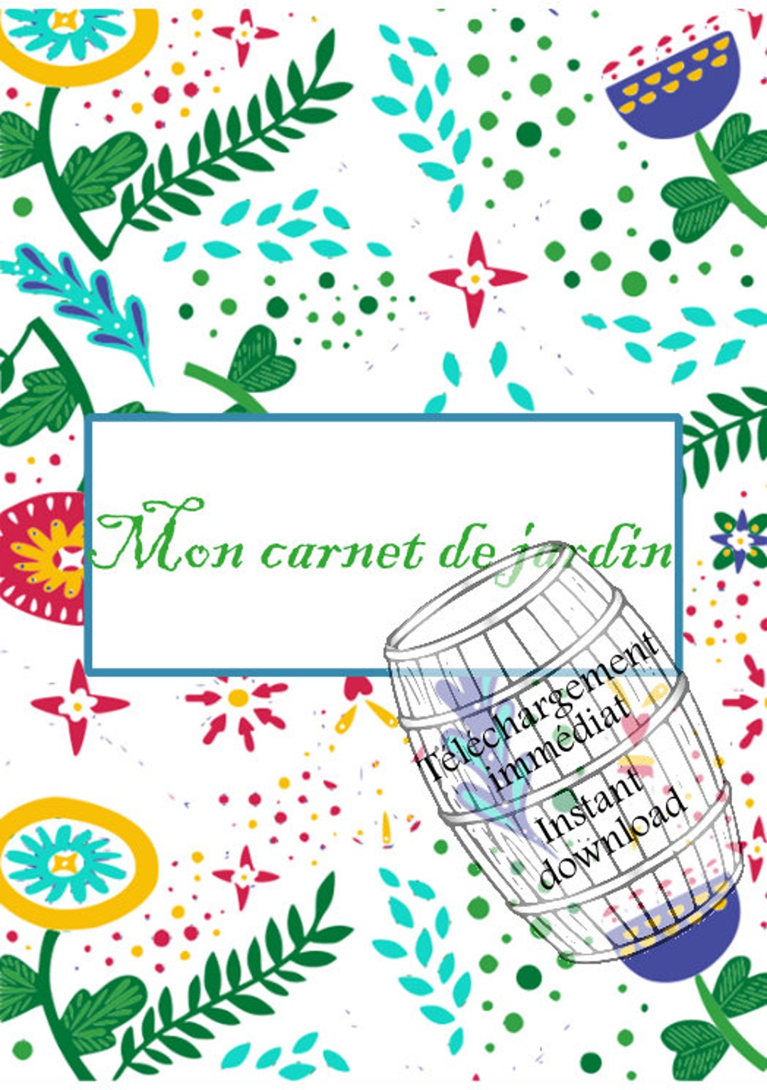 Printable Garden Planner - Flower Power - Etsy