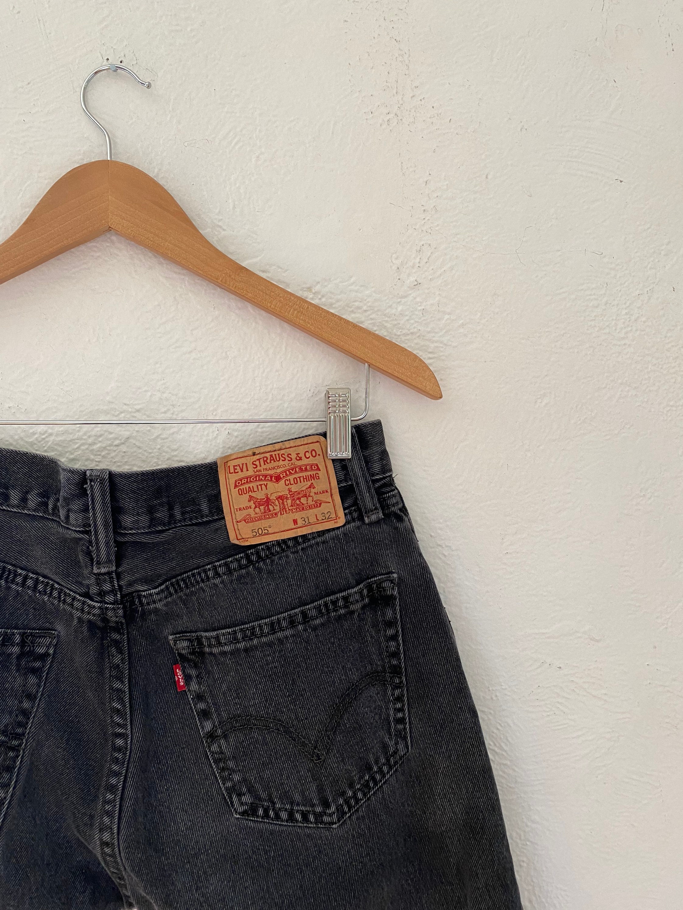 VTG Levis 505 Selvedge Mid Rise Jeans 31x32 | Etsy