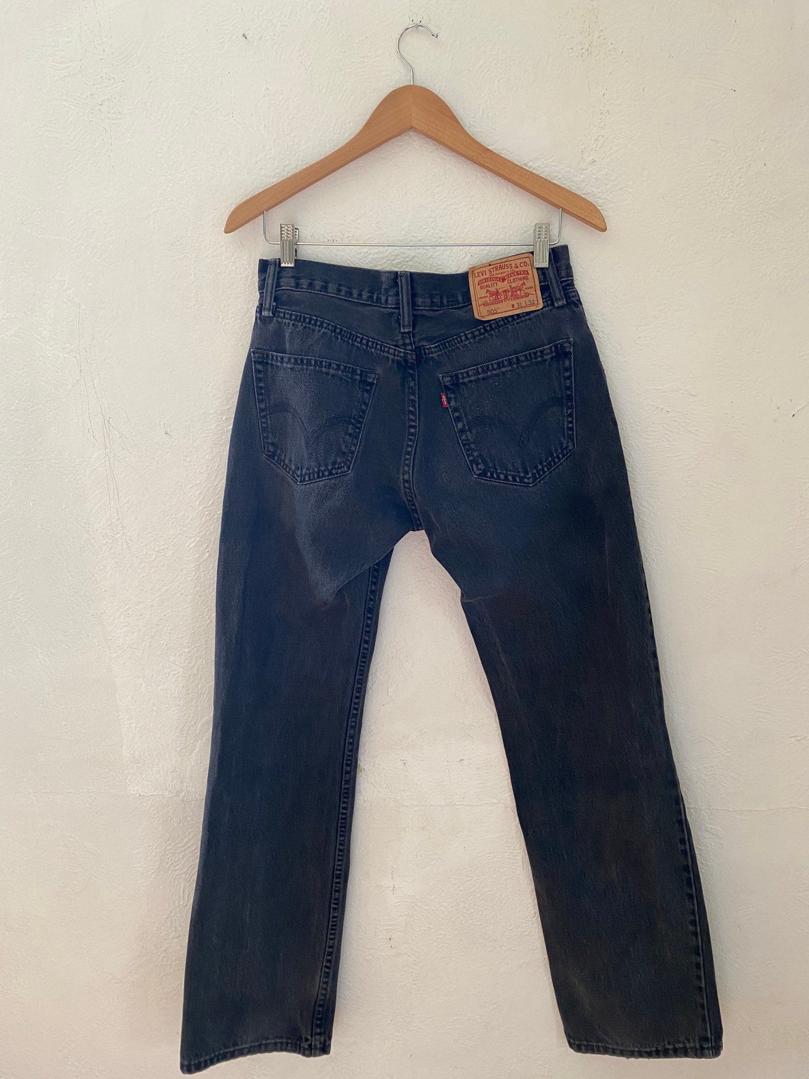 VTG Levis 505 Selvedge Mid Rise Jeans 31x32 | Etsy