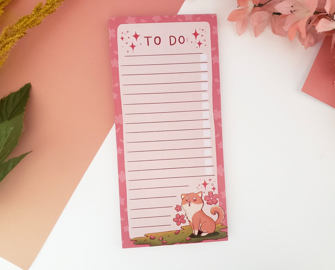 Shiba Inu Note Pad - Etsy