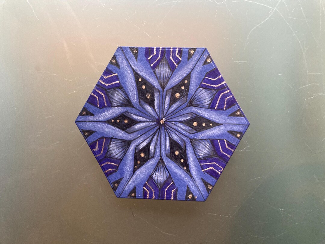 Wintersky Tangle Tiles - Etsy
