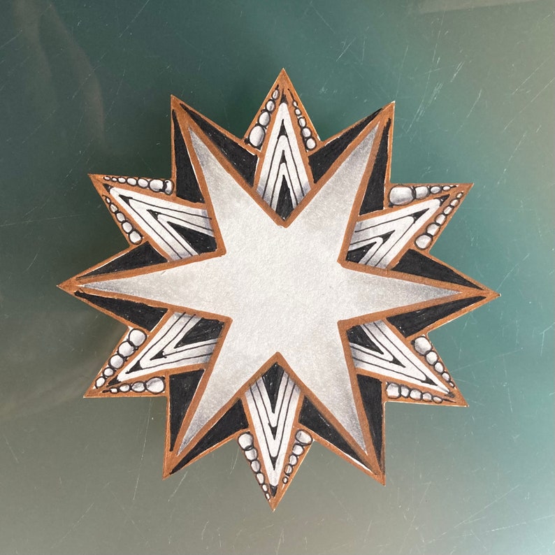 Starz Set of 12 Point Star Tiles - Etsy