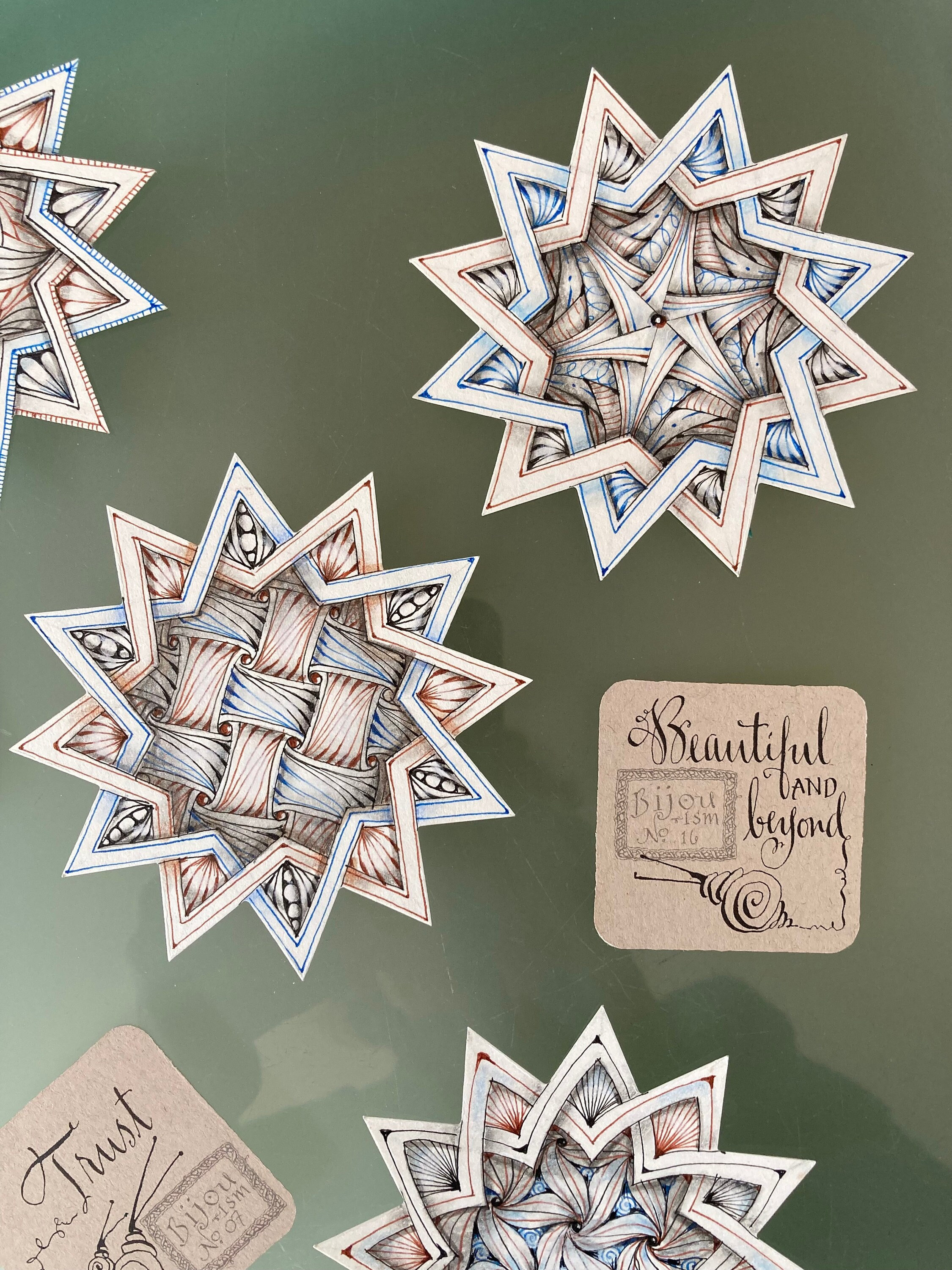 Starz Set of 12 Point Star Tiles - Etsy
