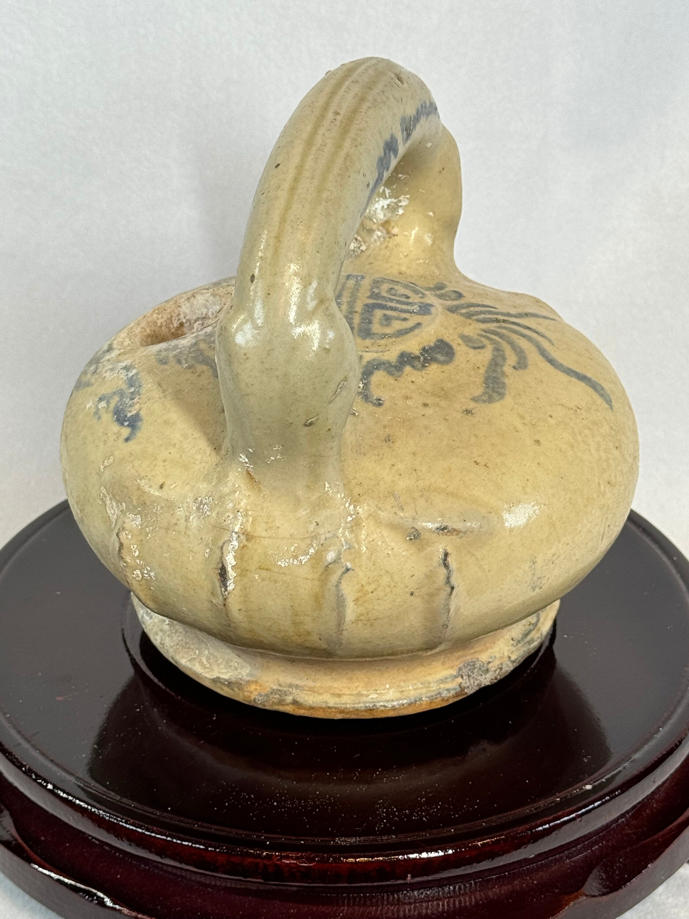 Vietnamese Antique Ceramic Lime- Pot. " BINH VOI " Bat Trang Ceramic ...