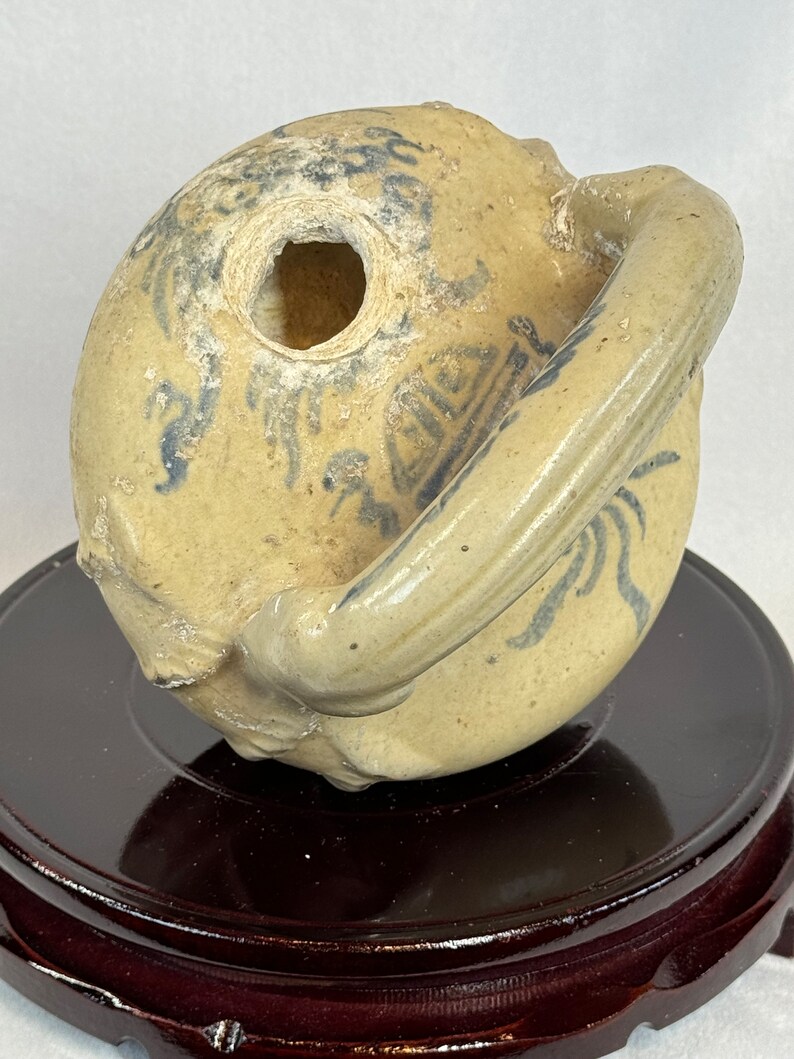 Vietnamese Antique Ceramic Lime- Pot. " BINH VOI " Bat Trang Ceramic ...