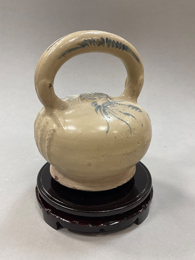 Vietnamese Antique Ceramic Lime- Pot. " BINH Voi" Bat Trang Ceramic ...