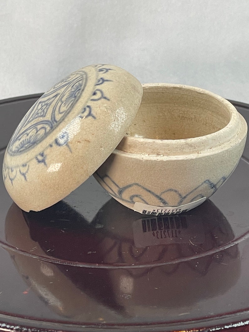 A Blue & White Vietnamese Antique From Hoi an Hoard Shipwreck Late 15th ...