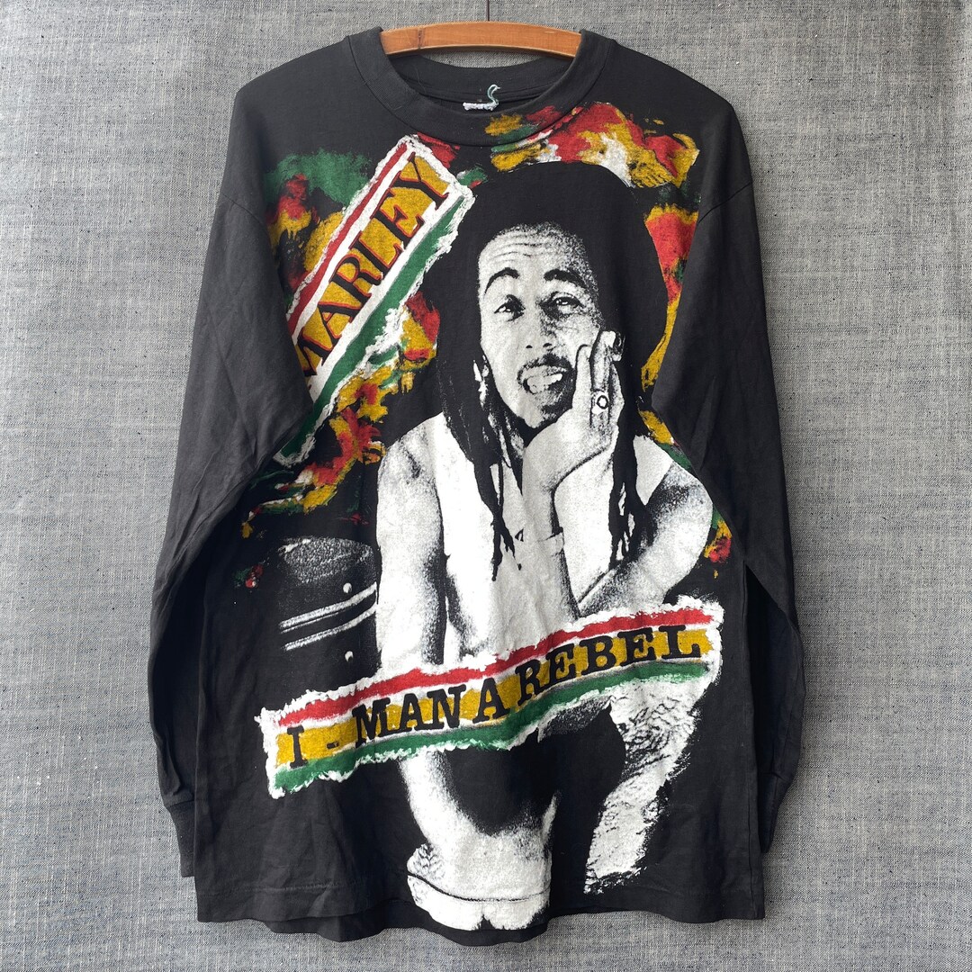 Vintage Bob Marley 90s Reggae Tee | Mens Medium Shirt | Tuff Gong ...