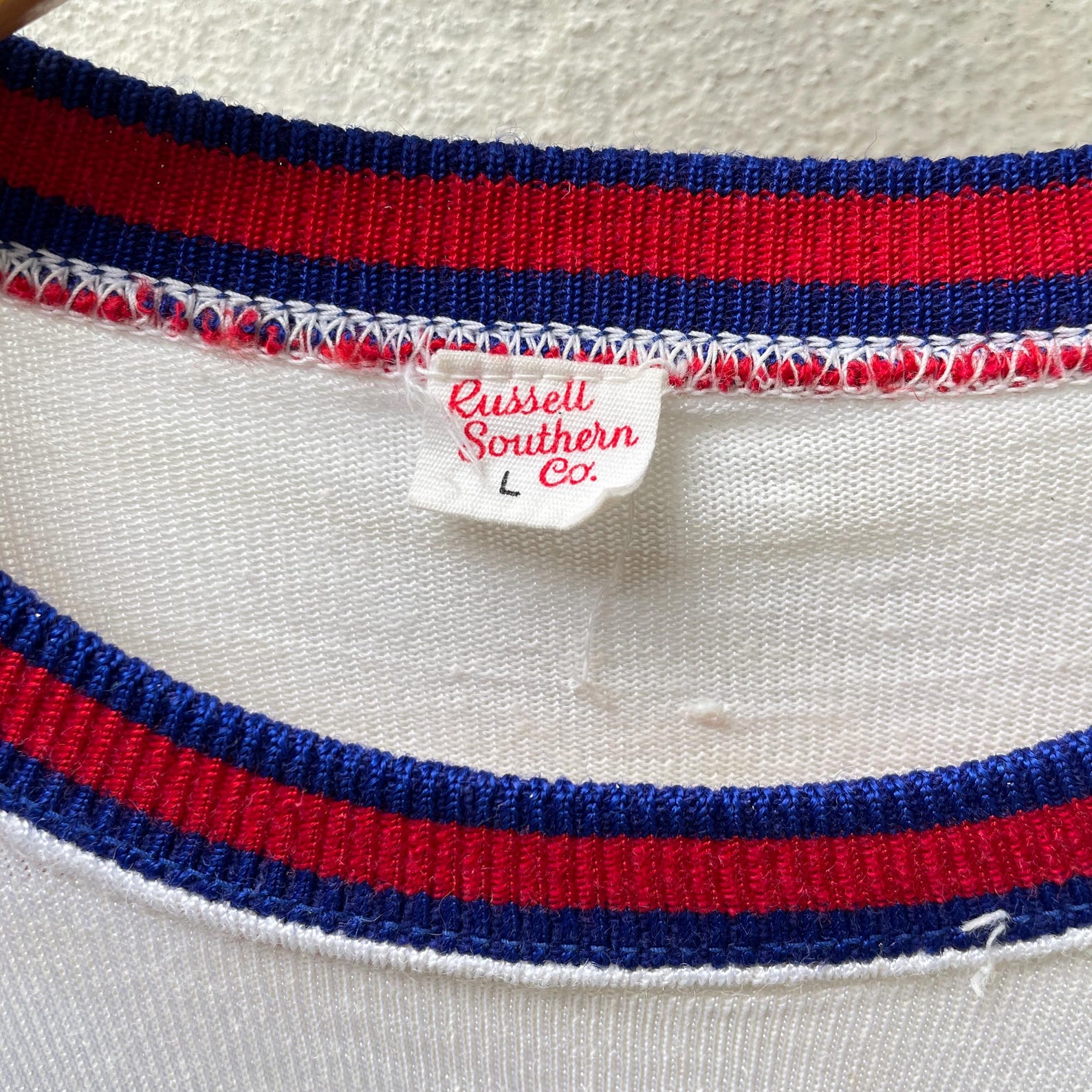 Vintage Russell Southern T-shirt, 60s Athletic Jersey Sport Tee ...