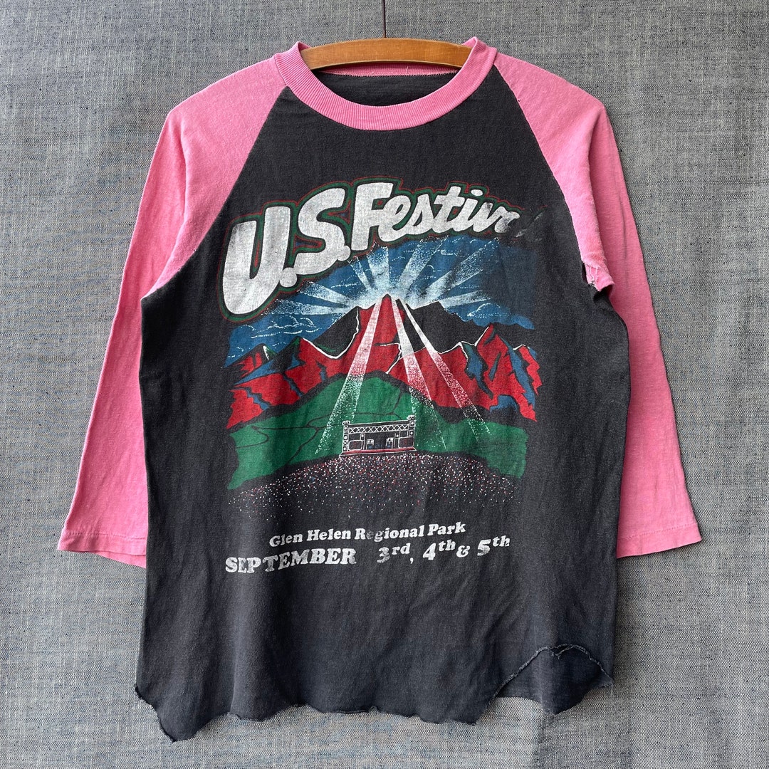 Vintage US Music Festival 80s Rock Concert T-shirt - Etsy