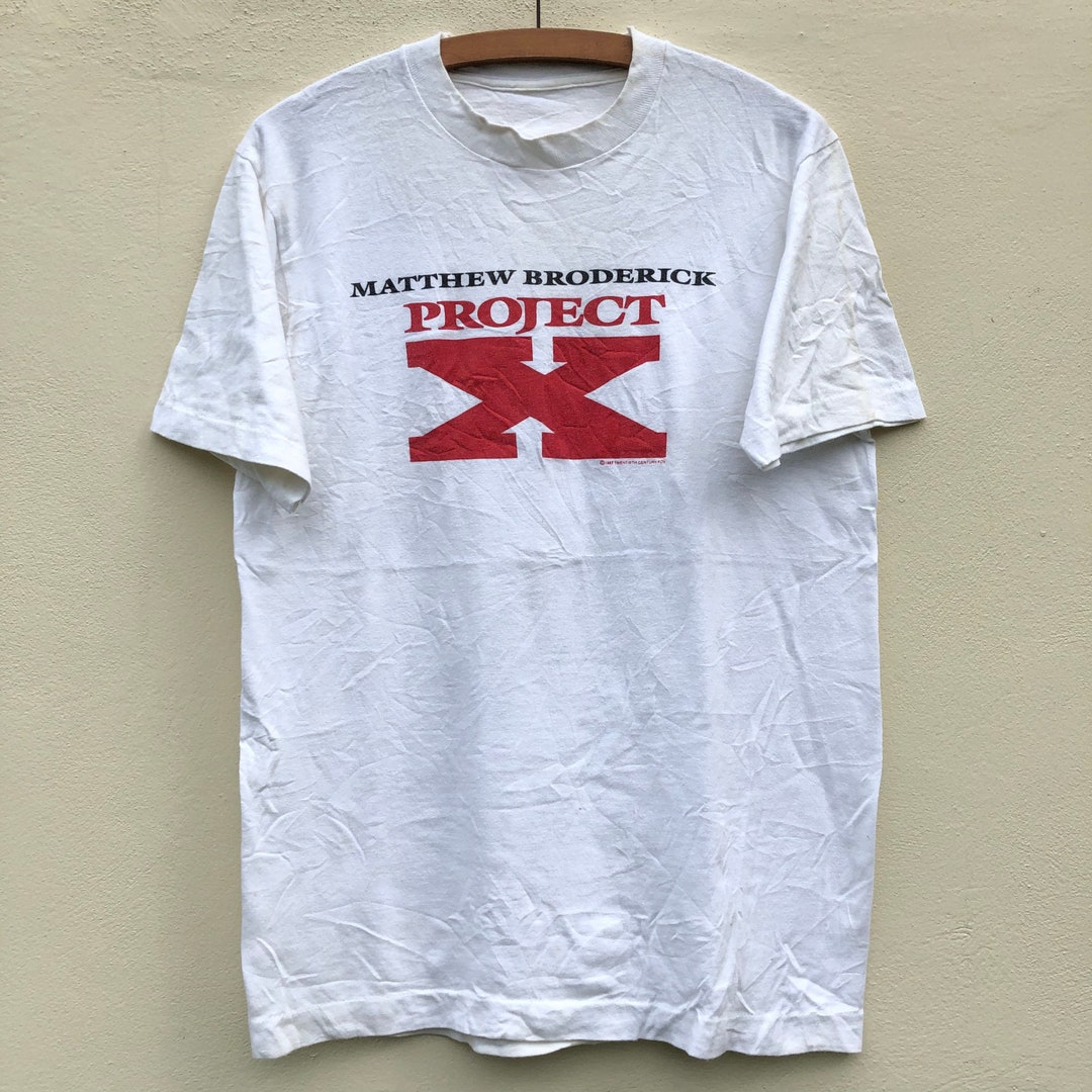 Vintage 1987 PROJECT X Matthew Broderick Movie Promo T-shirt - Etsy