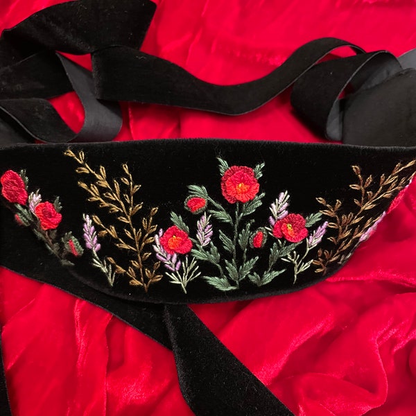 Embroidered Belt - Etsy Canada