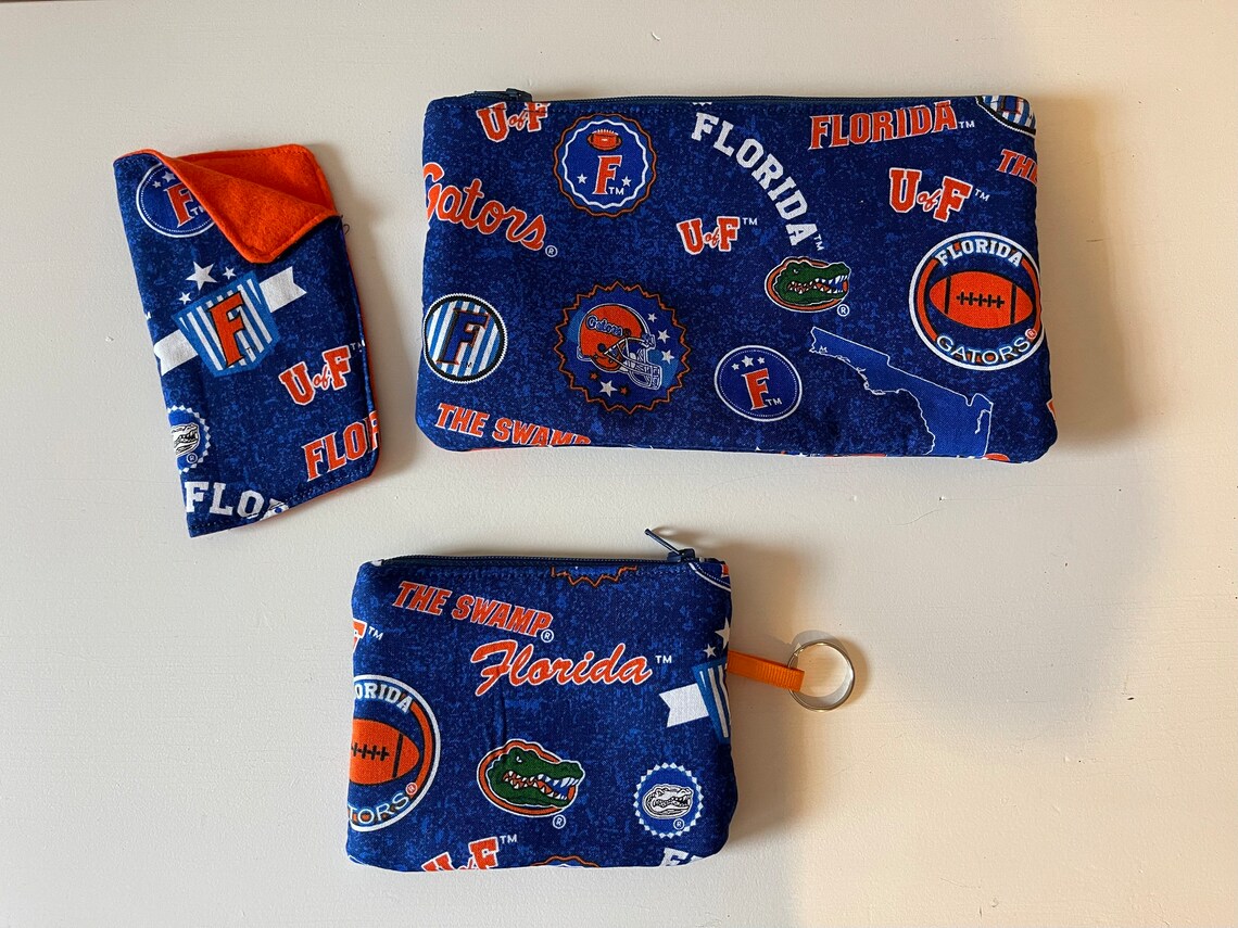 Florida Gators Tote Bag With Matching Accessory Pouches - Etsy
