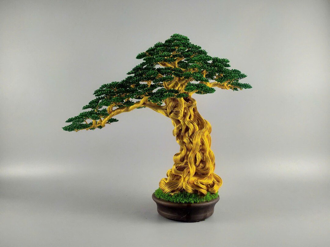 Mothers Day Gifts, New Home Gift, Money Tree, Wire Bonsai Forest Tree ...
