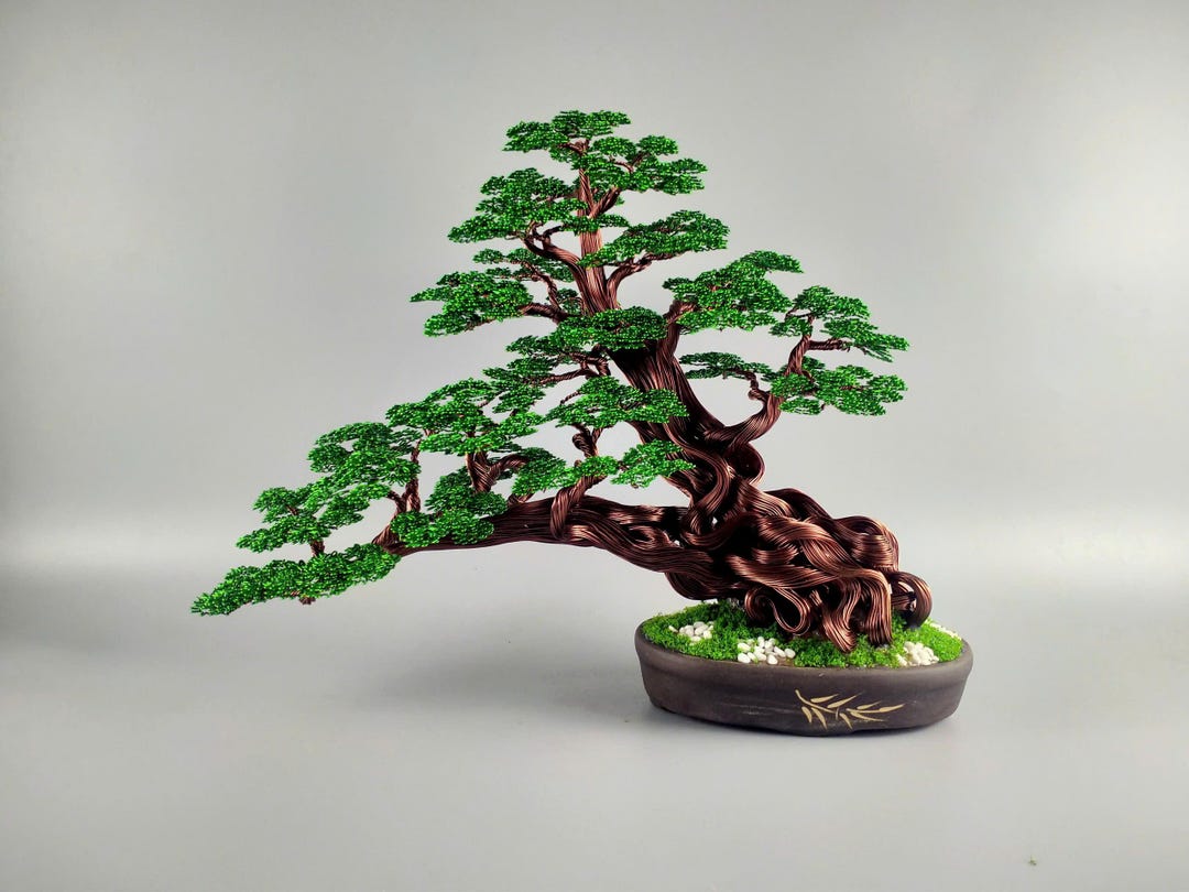 Drahtbaum, Bonsai Plant Pot, Mini Bonsai Tree, Jewelry Tree, Grandpa ...