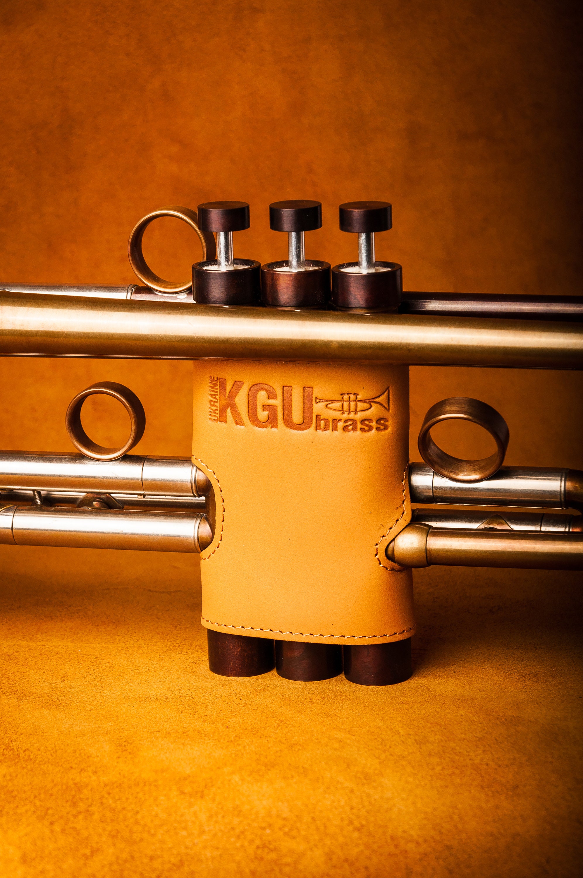 Trumpet Valve Guard 11 Colors Personalization Handmade Crazy Horse Best ...