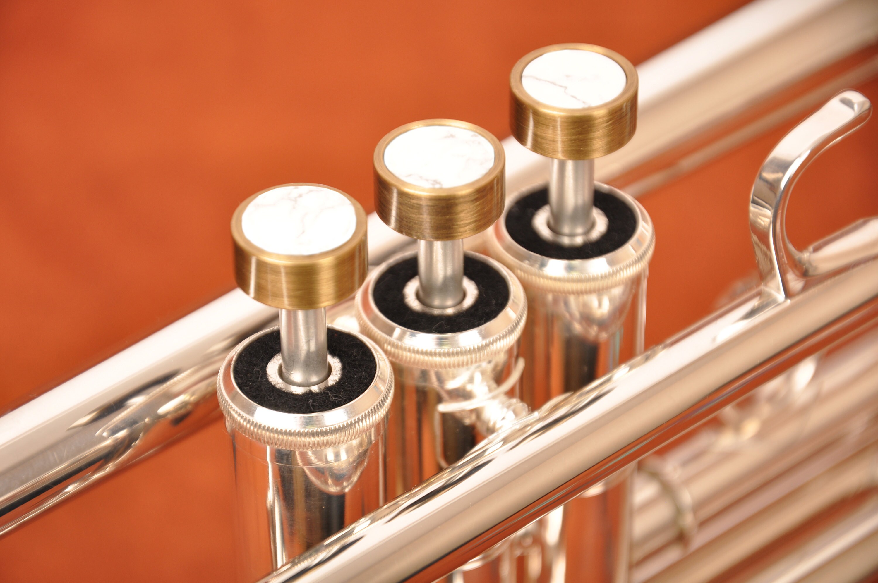 Antique Bronze Lacquer HEAVY Trumpet Finger Buttons W Natural - Etsy