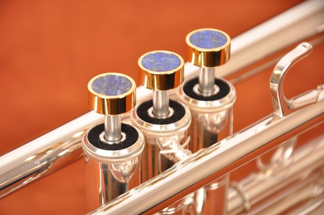 24K Gold Plated HEAVY Custom Finger Buttons for Most Popular Trumpet ...
