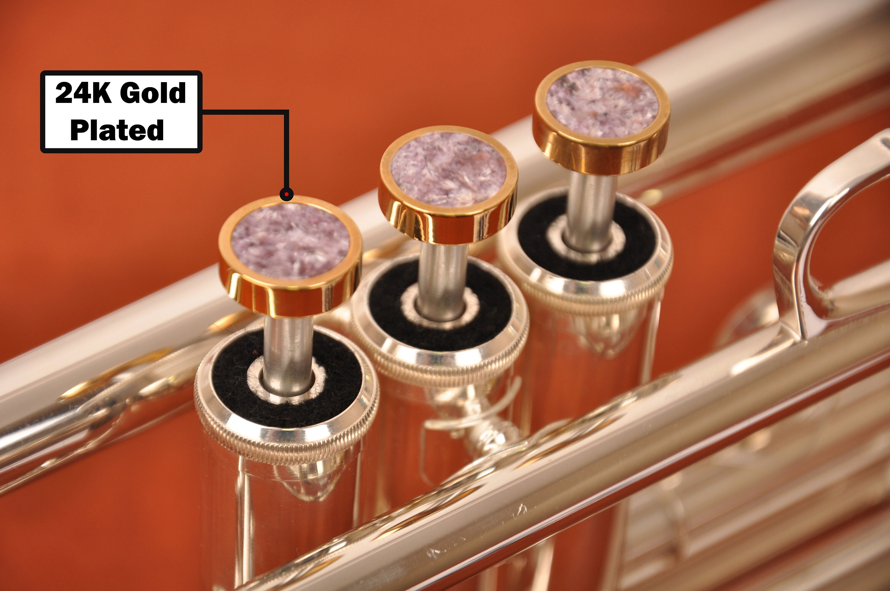 Custom Trumpet Finger Buttons LIGHT Size. 24K GOLD Plated. - Etsy