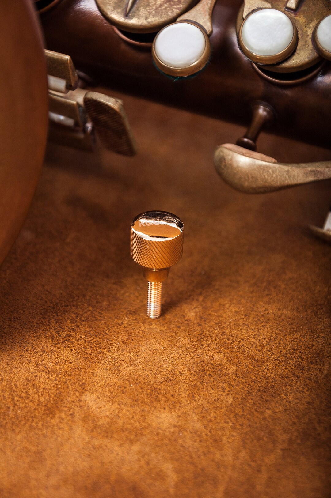 Selmer Saxophone HEAVY Neck Screw. Kgubrass 180. Raw Brass +5 Finish ...
