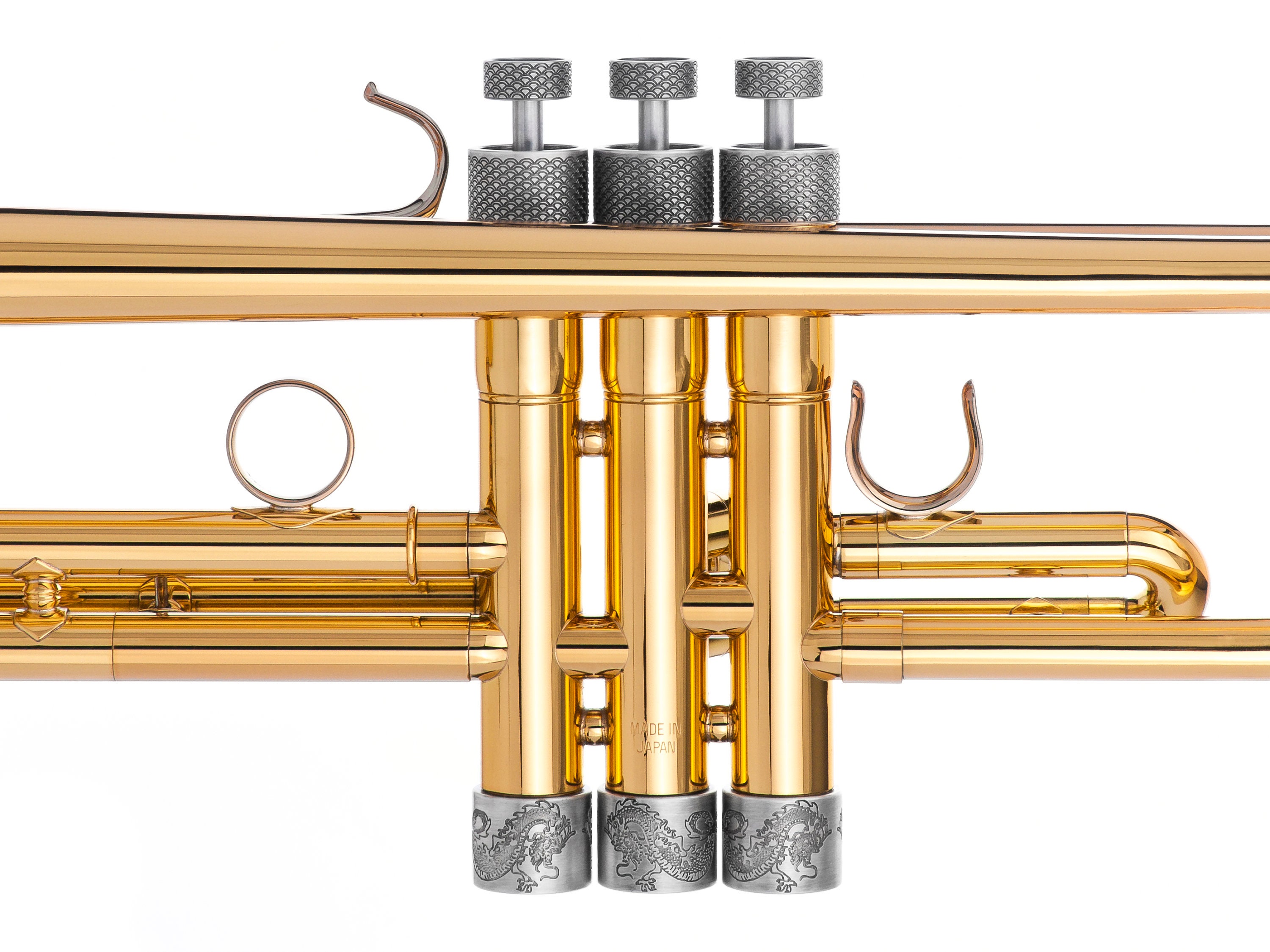 Yamaha Custom HEAVY Trumpet Trim Kit. Artistic DRAGON Style. Kgubrass ...