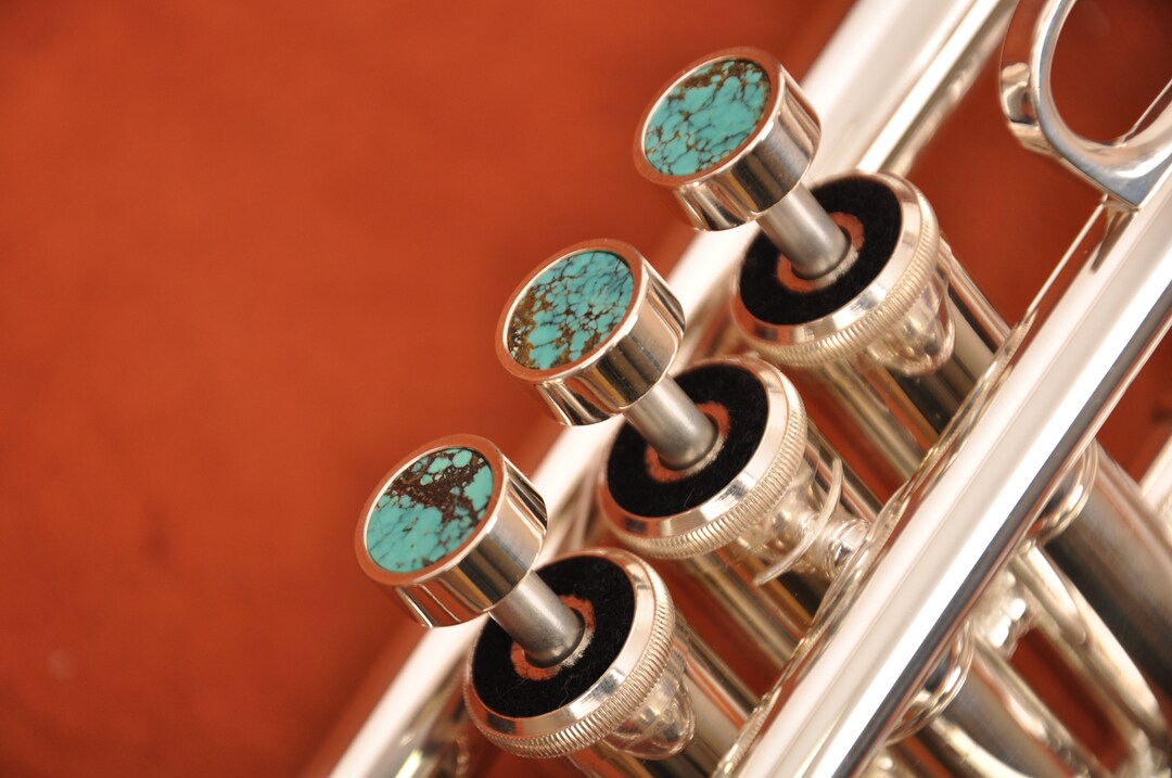998 Silver Plated HEAVY Trumpet Custom Finger Buttons for Most Popular ...