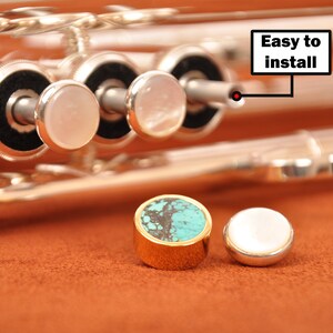 Custom Trumpet Finger Buttons LIGHT Size. 24K GOLD Plated. - Etsy