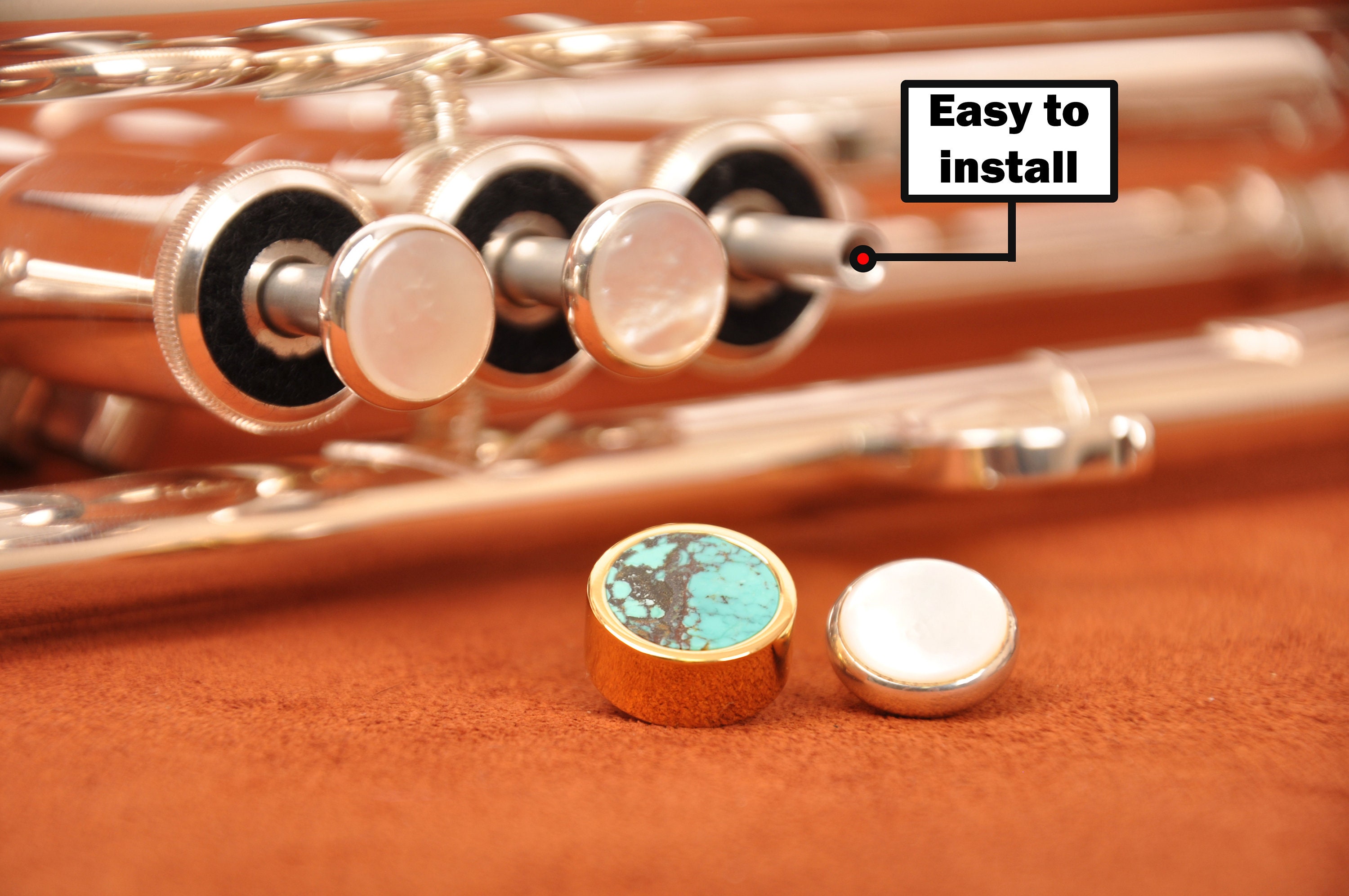 Custom Trumpet Finger Buttons LIGHT Size. 24K GOLD Plated. - Etsy