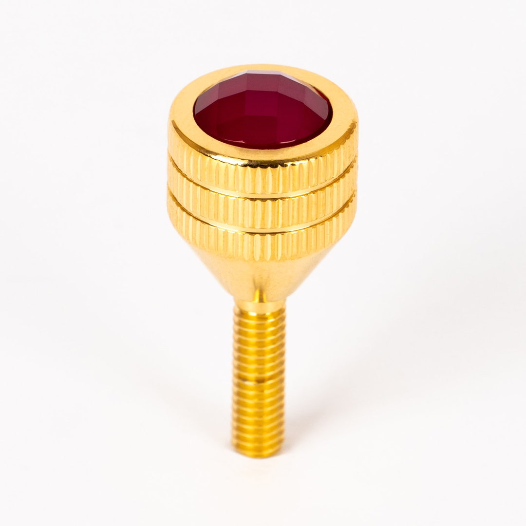Saxophone Heavy Neck Screw 152. 24K GOLD Plated With Natural Stones ...