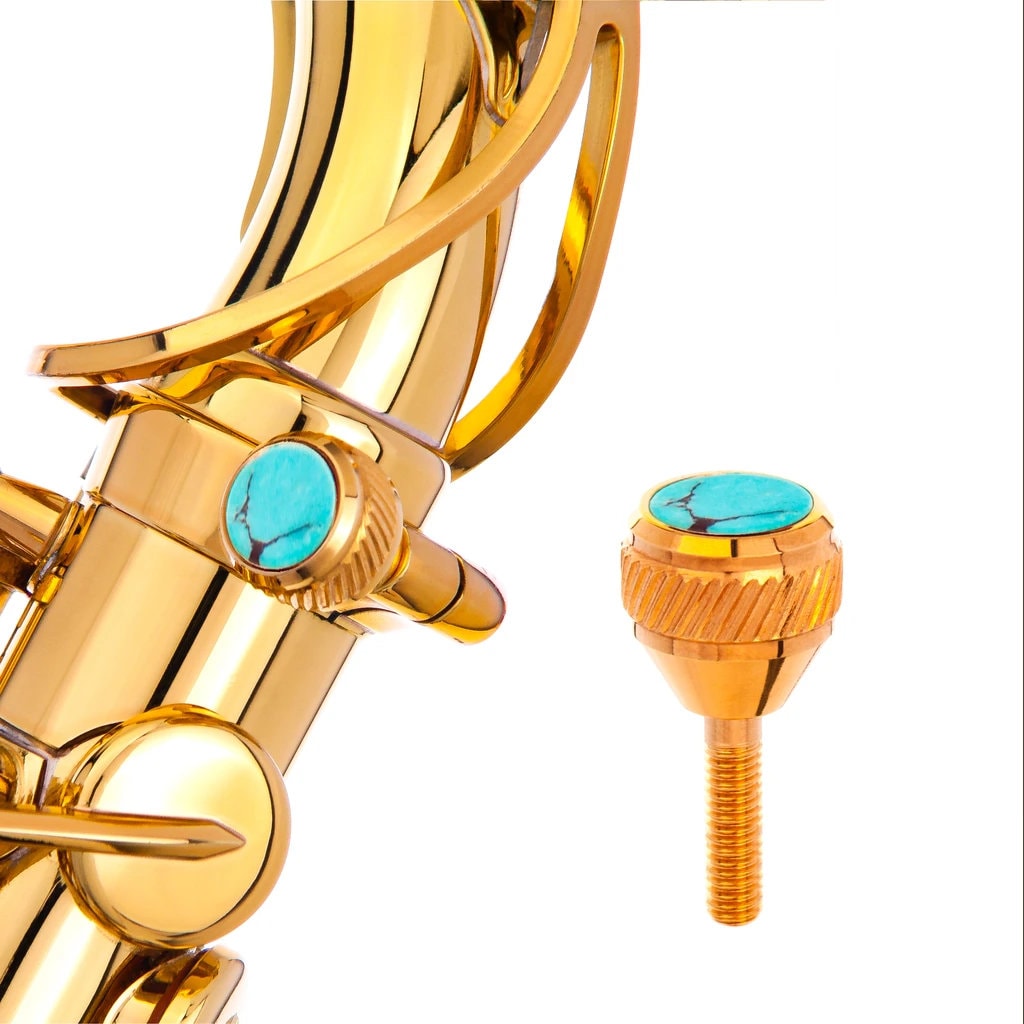 Yamaha Saxophone HEAVY Neck Screw. Kgubrass 135. 6 Finishes 12 Stones ...