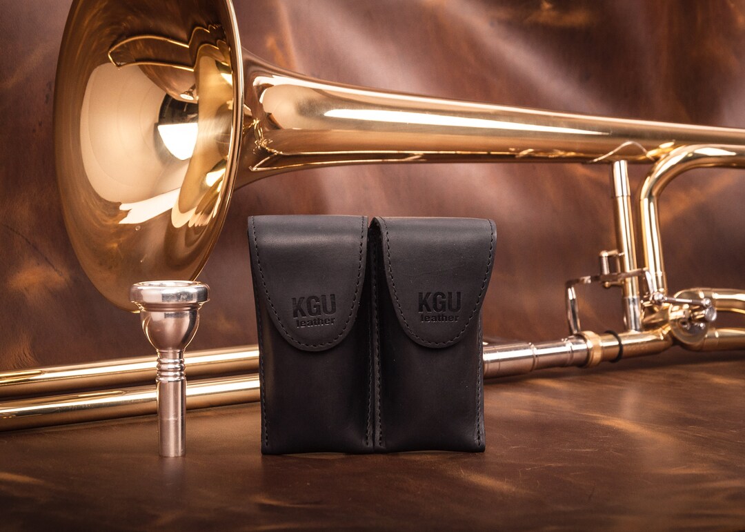 Trombone/euphonium Mouthpiece Pouch. Mouthpiece Holder. DOUBLE ...