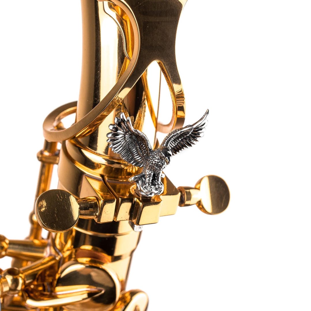 Saxophone Arttone Booster: Eagle Bird Design, Silver & Gold Plated - Etsy