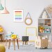 Rainbow Colors Educational Poster | Playroom Decor, Homeschool Decor or ...