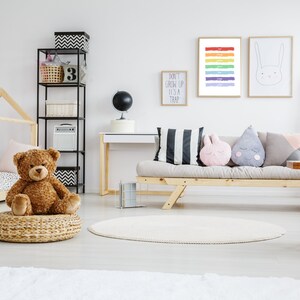 Rainbow Colors Educational Poster | Playroom Decor, Homeschool Decor or ...