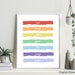 Rainbow Colors Educational Poster | Playroom Decor, Homeschool Decor or ...