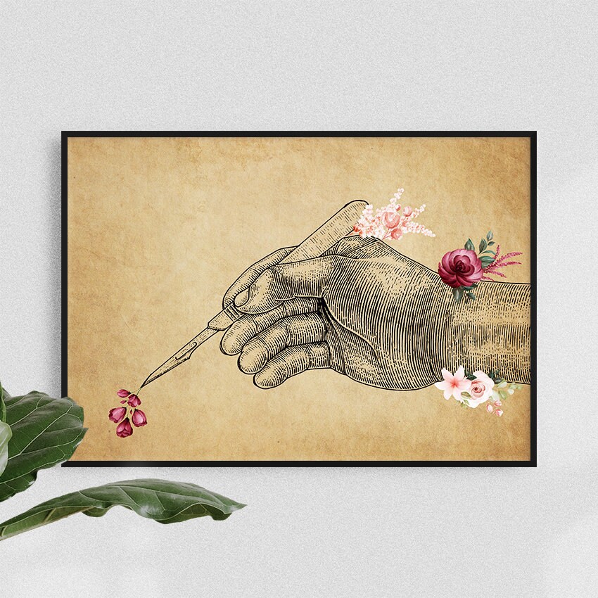 Scalpel Art Print, Surgeon Hand, Surgery Art, Doctor Surgeon Office ...